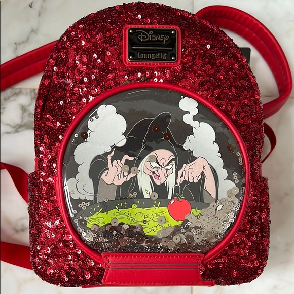 Loungefly | Bags | Loungefly Snow White Poison Apple Evil Witch Red ...